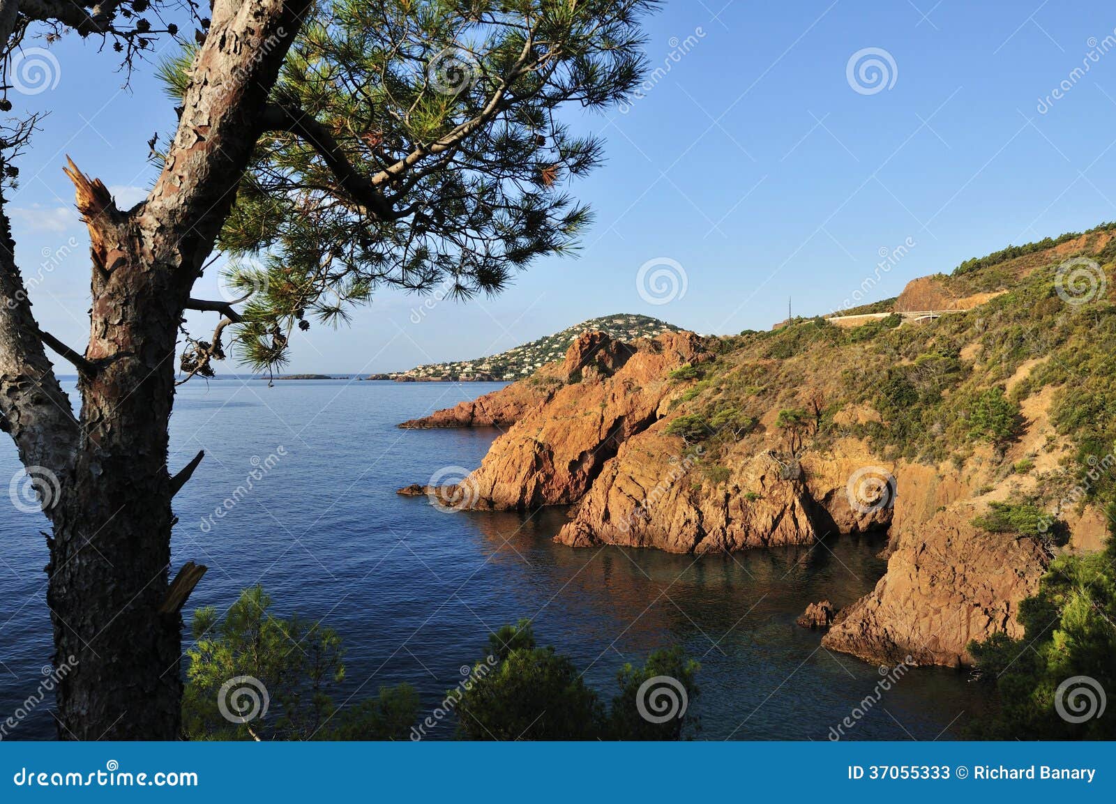 Azure Coast stock image. Image of mediterranean, gulf - 37055333