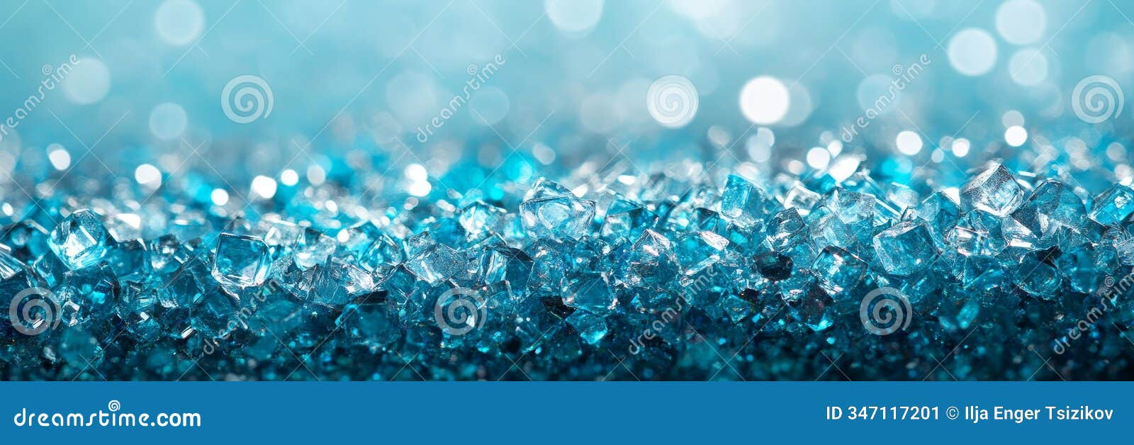 Azure Glimmer: Golden Hair With Alternating Blue And Purple Highlights ...