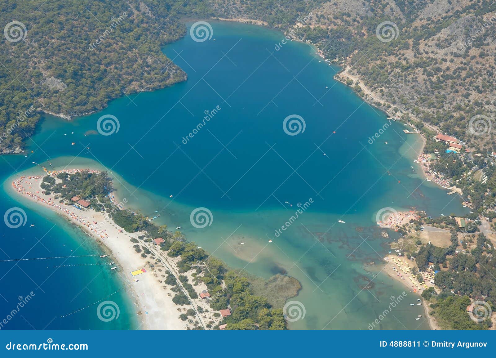 Azure lagoon stock image. Image of fringe, panoramic, mountain - 4888811