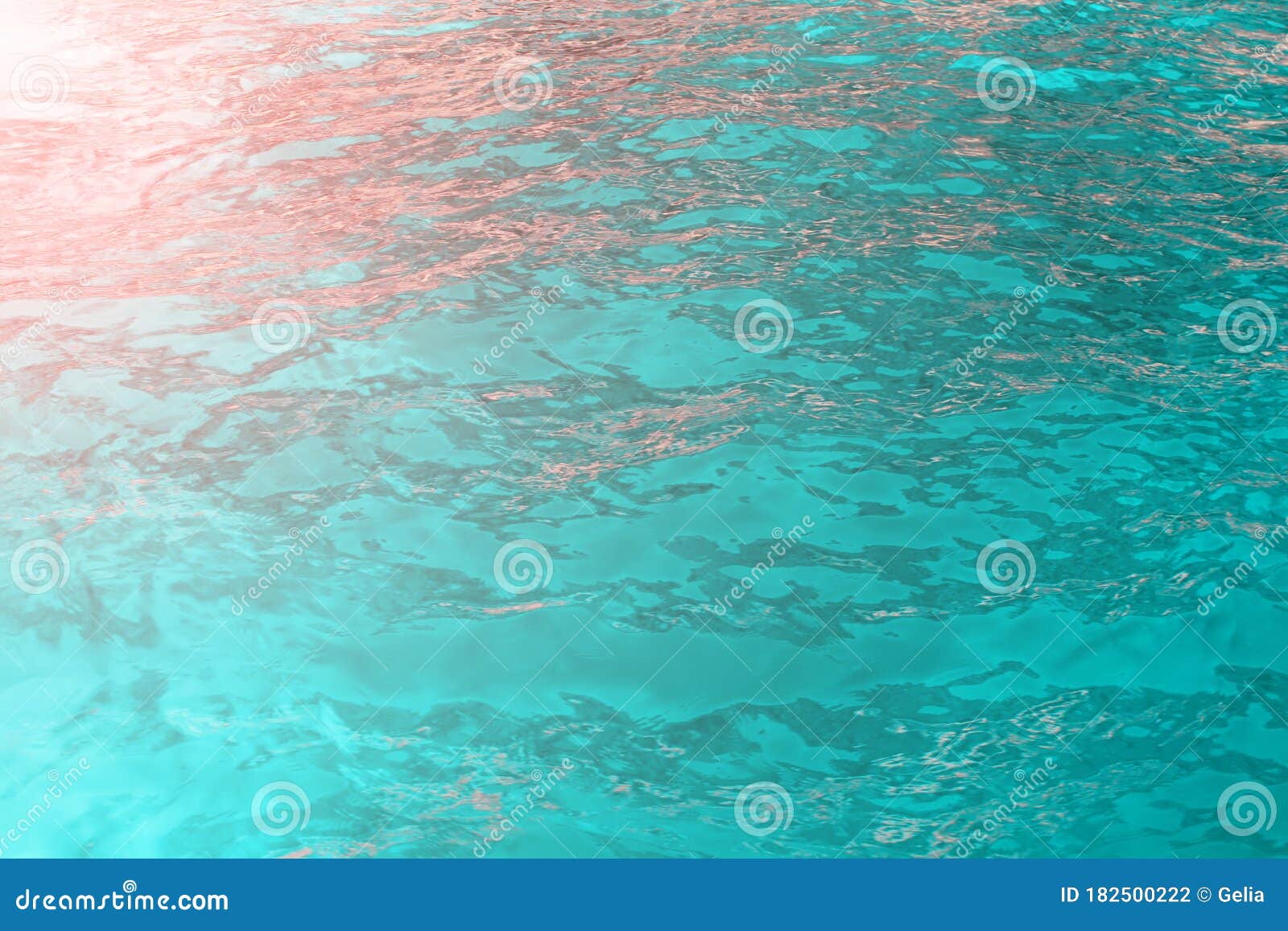 Azure Sea Color with Sun Rays Stock Photo - Image of azure, beam: 182500222