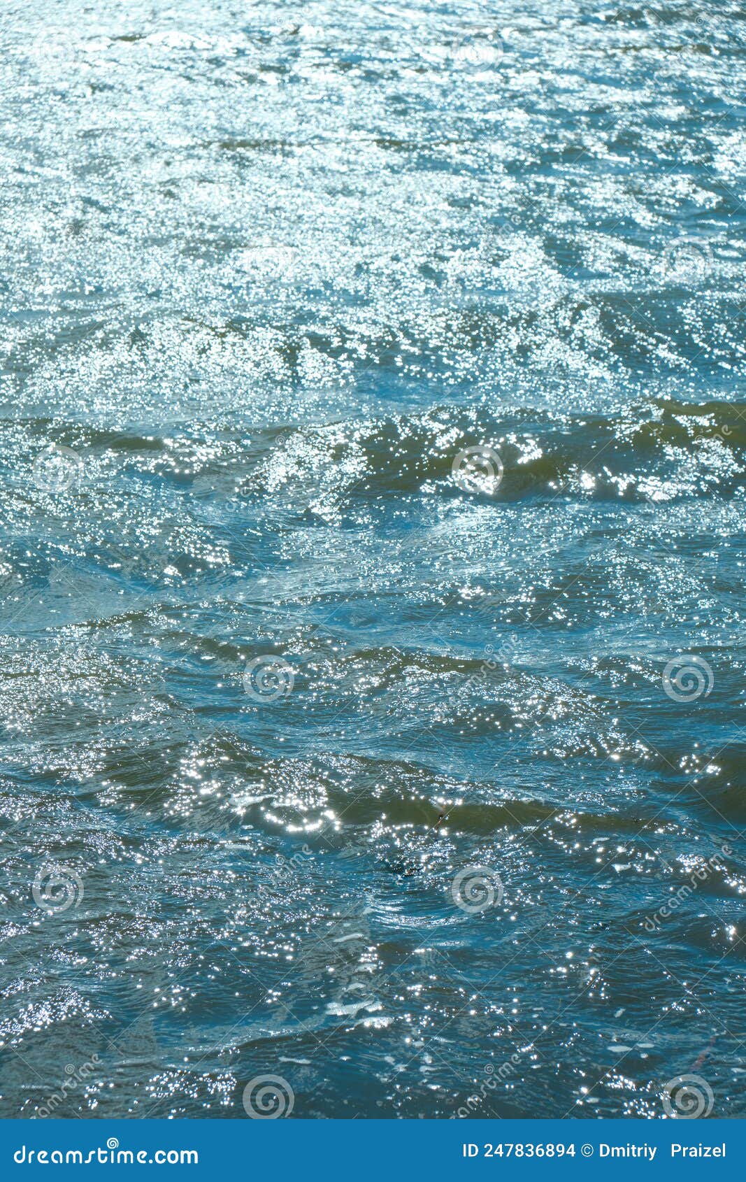 Azure Sea Water Bright, Sunny Summer Day Stock Photo - Image of clean ...