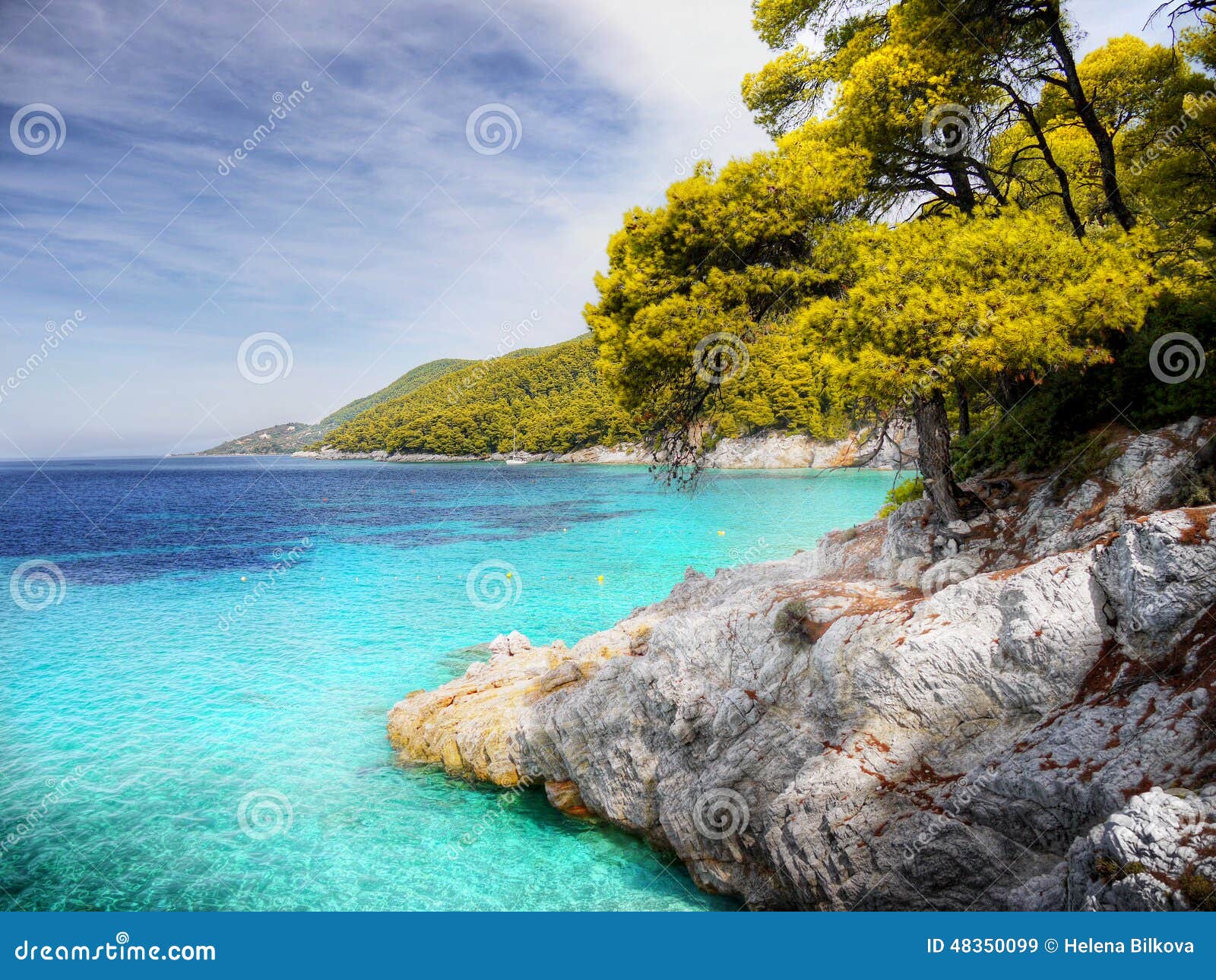 Azure Sea Water Coast stock image. Image of nature, water - 48350099