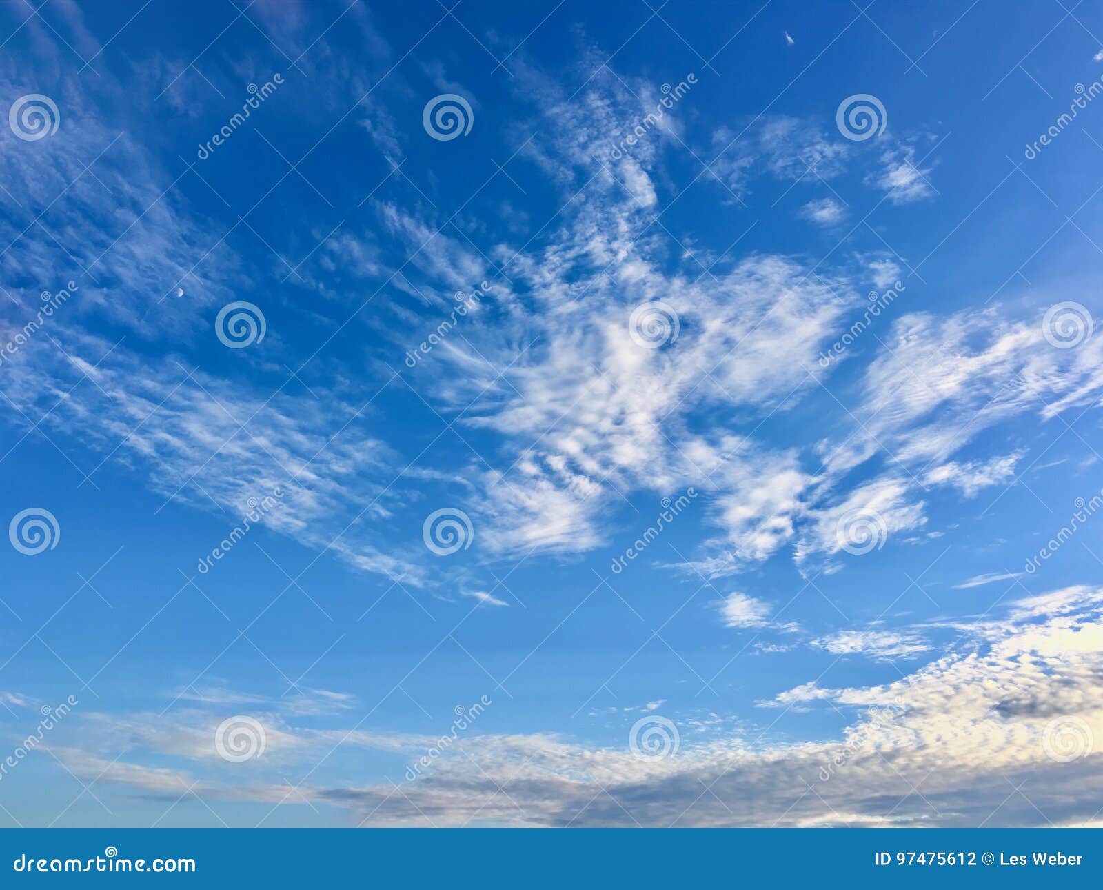 Azure sky stock photo. Image of pattern, autumn, fluffy - 97475612