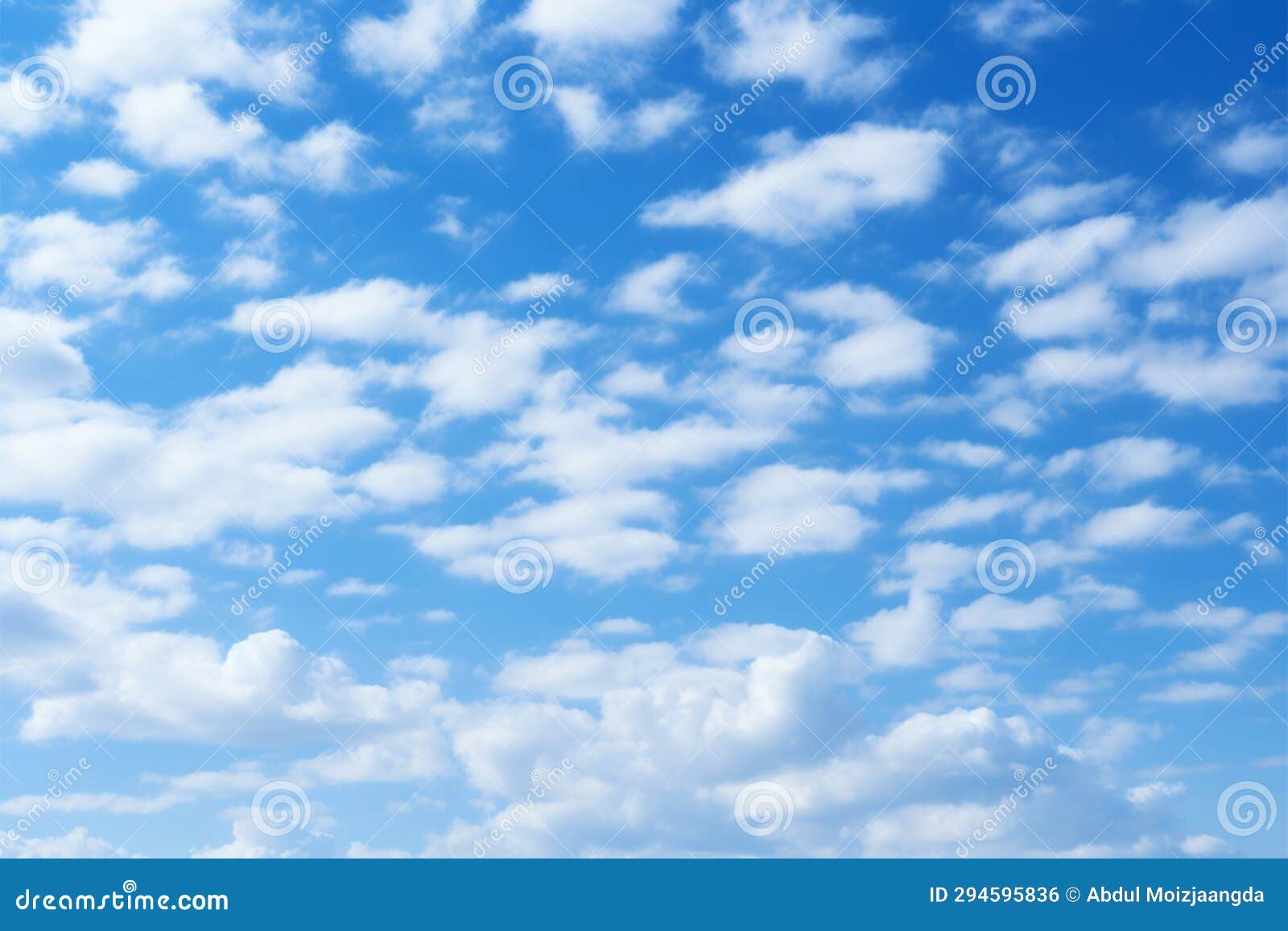 Azure Sky and Wispy Clouds Create an Abstract Natural Background Stock ...