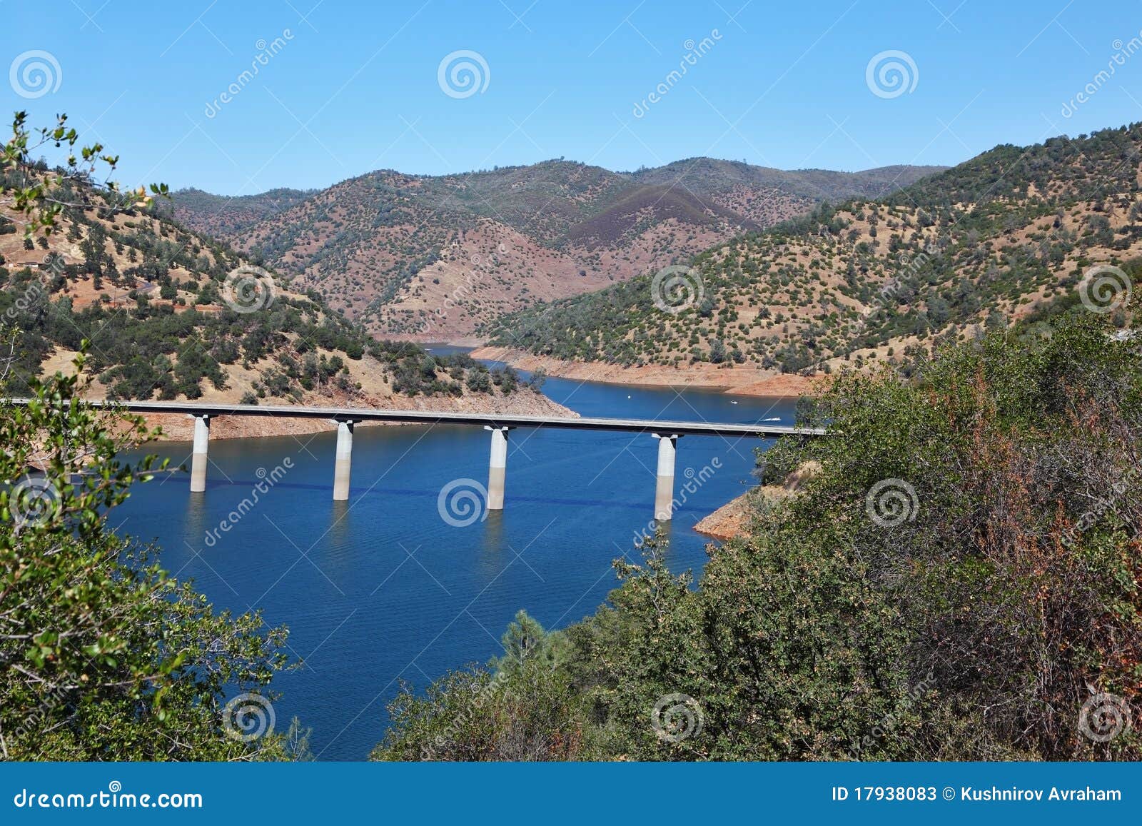 Azure Waters of the Merced River Stock Image - Image of tranquil ...