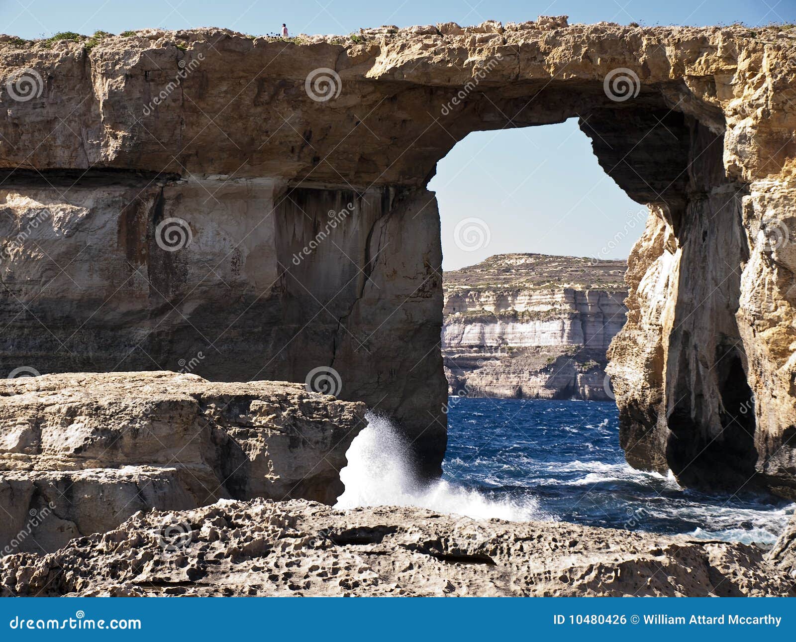 The Azure Window stock photo. Image of rock, unique, sandstone - 10480426