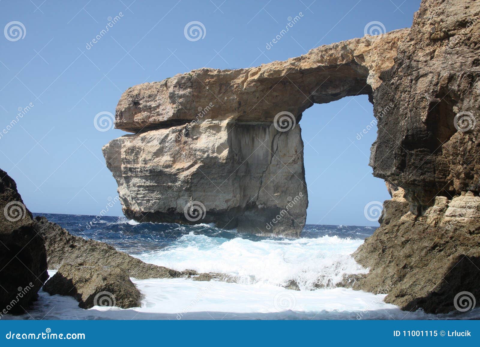 Azure window stock image. Image of formation, attractions - 11001115