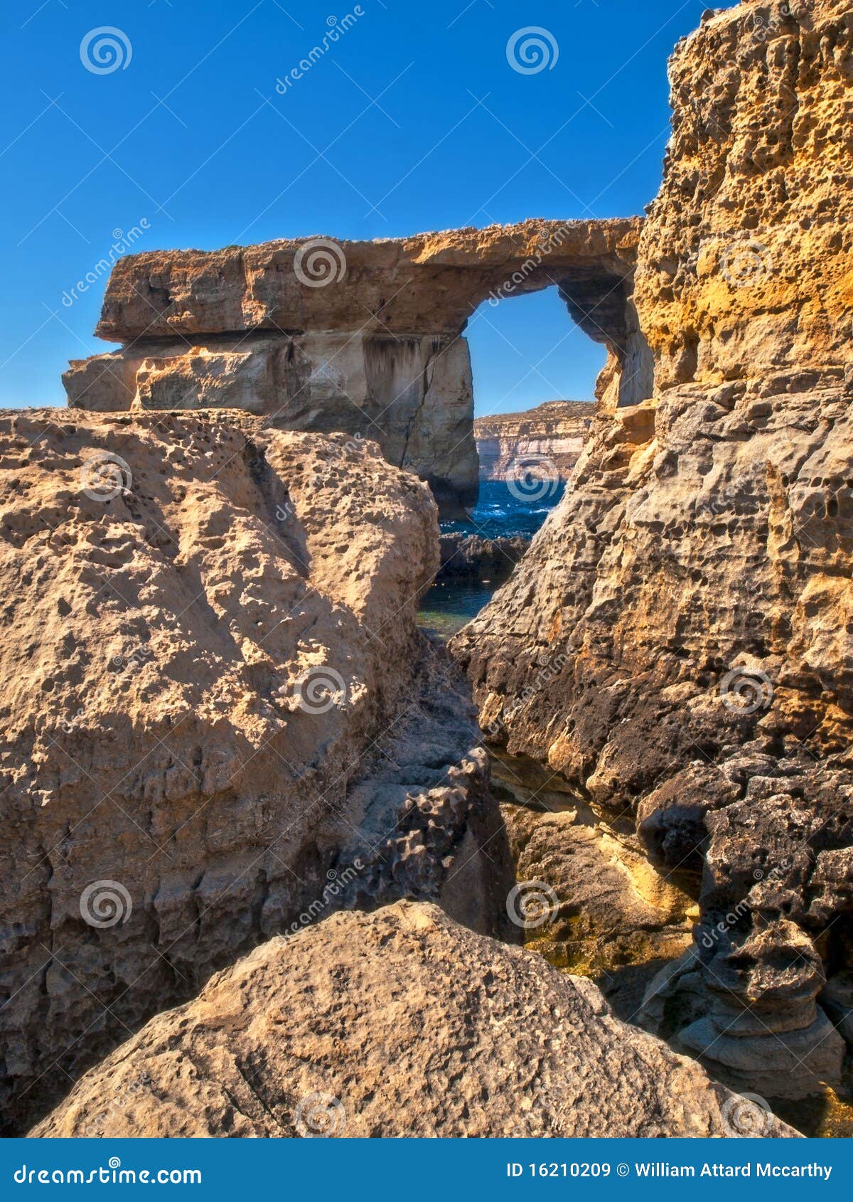The Azure Window stock image. Image of gozo, seismic - 16210209