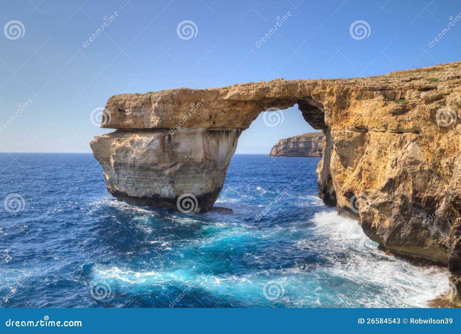 Azure Window stock image. Image of famous, place, blue - 26584543