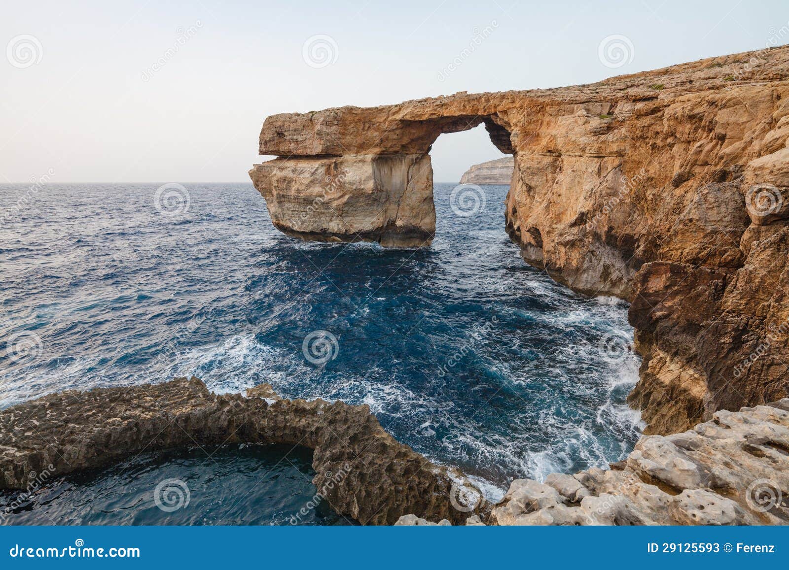 Azure Window stock image. Image of beach, gozo, scenery - 29125593