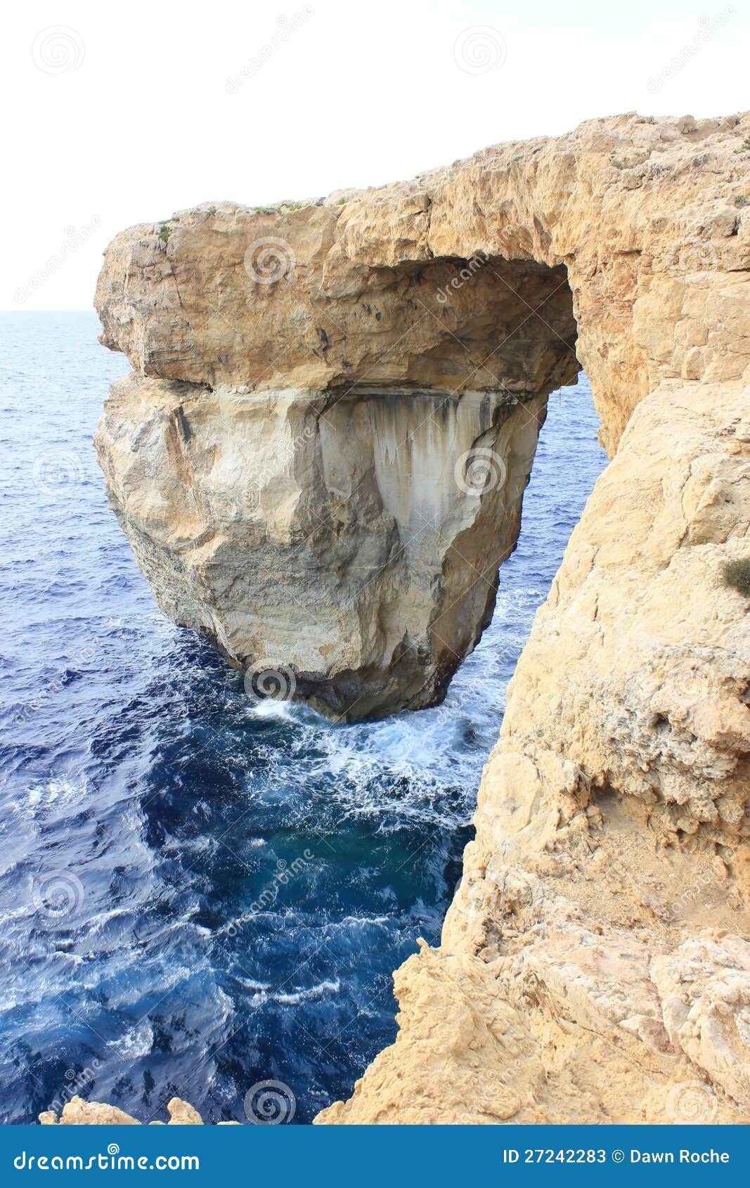 The Azure Window Gozo stock image. Image of malta, blue - 27242283