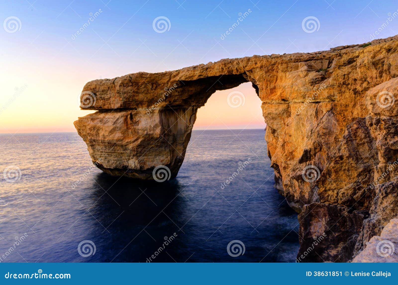 The Azure Window - Gozo, Malta Stock Image - Image of island, holiday ...