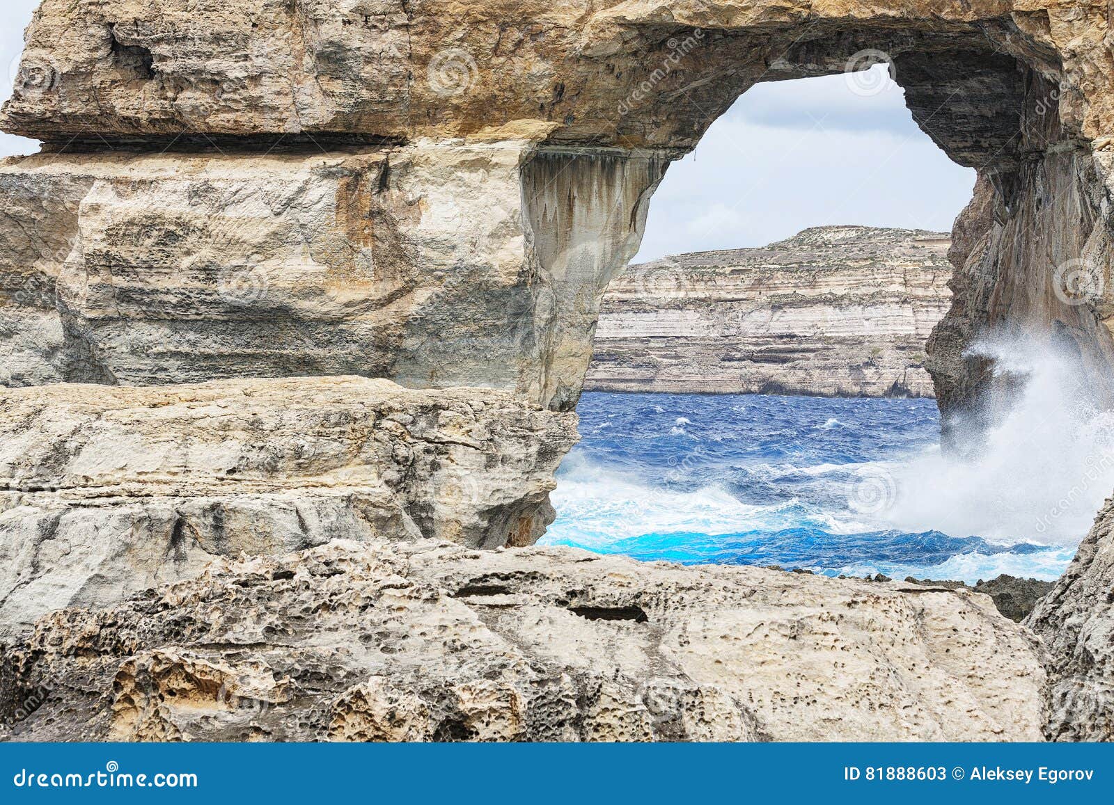 Azure window in Gozo stock image. Image of azure, europe - 81888603