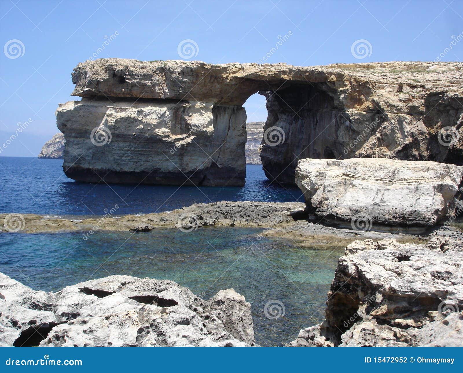 Azure window in Malta stock photo. Image of place, malta - 15472952