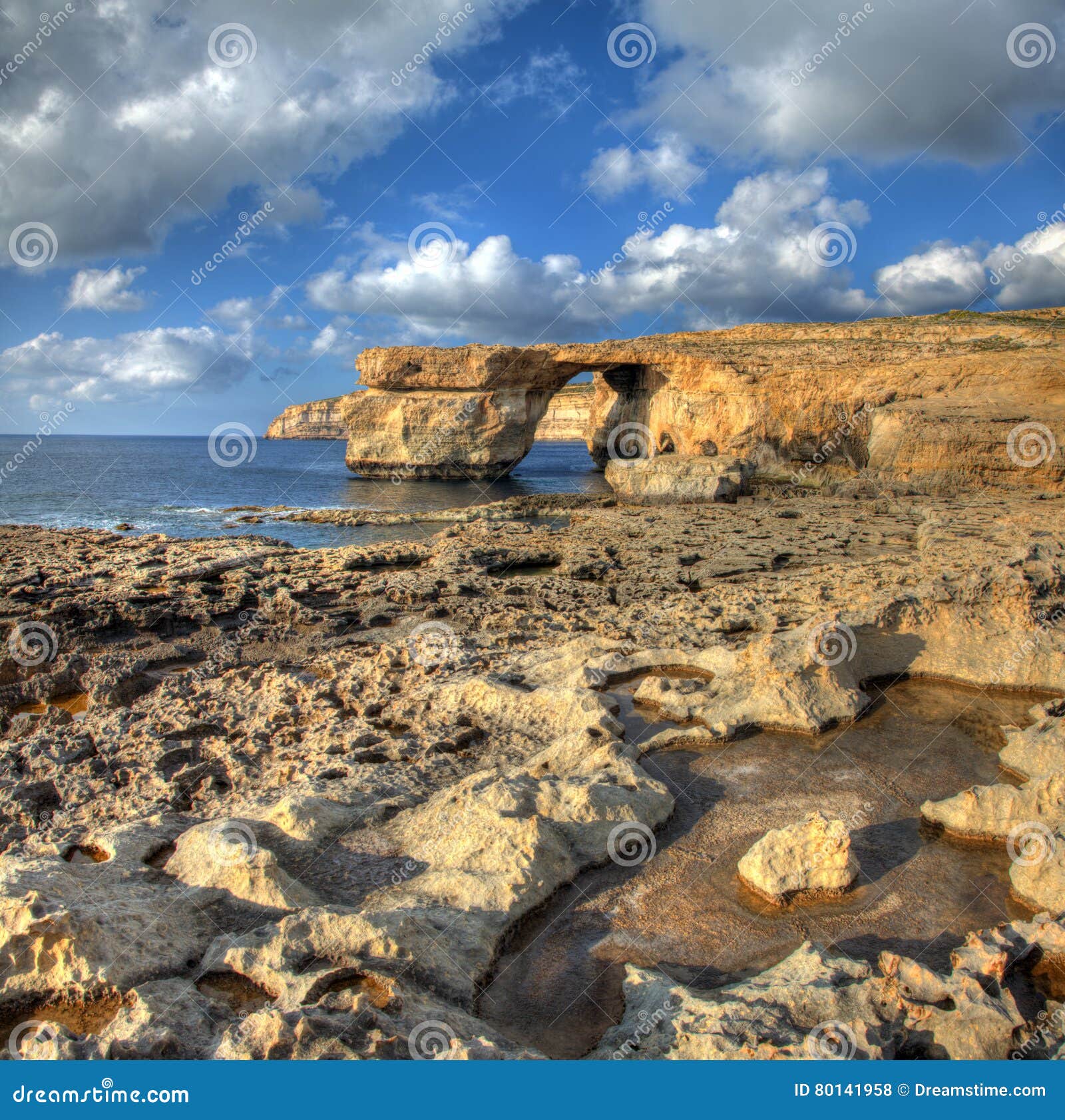 Azure Window Malta stock photo. Image of beauty, mediterranean - 80141958