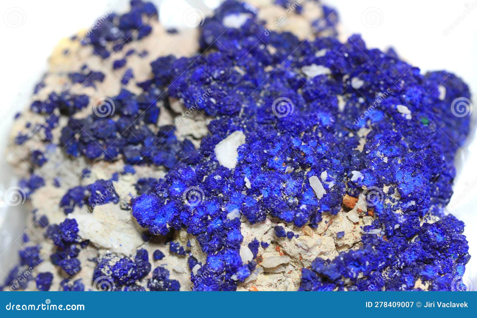 Azurite mineral texture stock image. Image of gemstone - 278409007