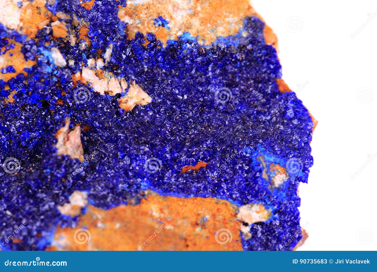 Azurite mineral texture stock image. Image of collection - 90735683