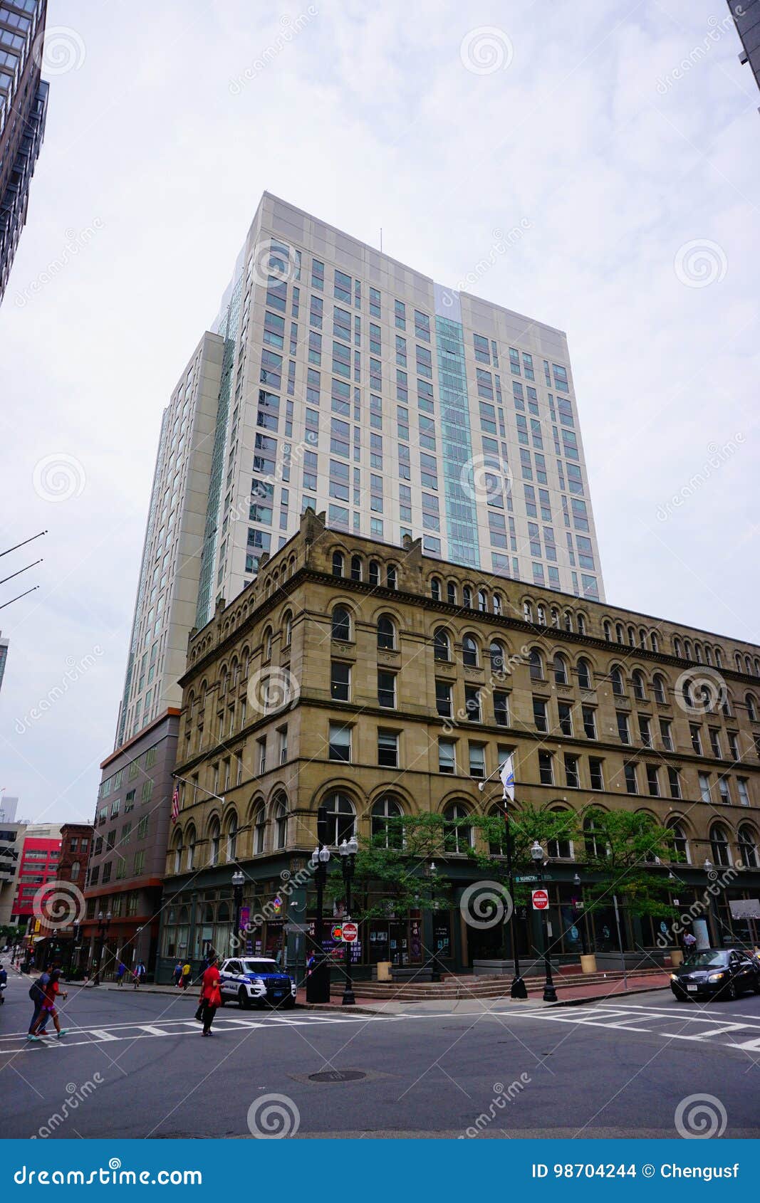 Bâtiment Du Centre De Boston Image stock éditorial - Image du ...