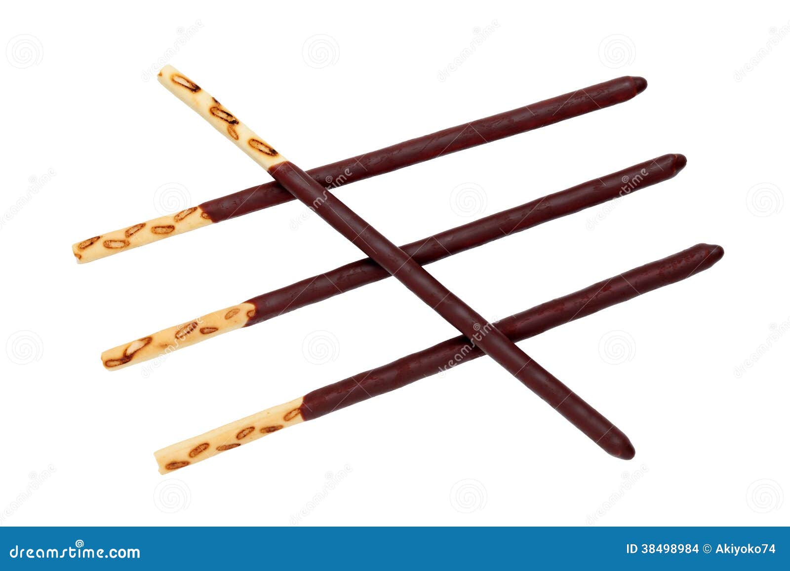 Bâton De Biscuit De Chocolat Photo stock - Image du calories, croûte ...