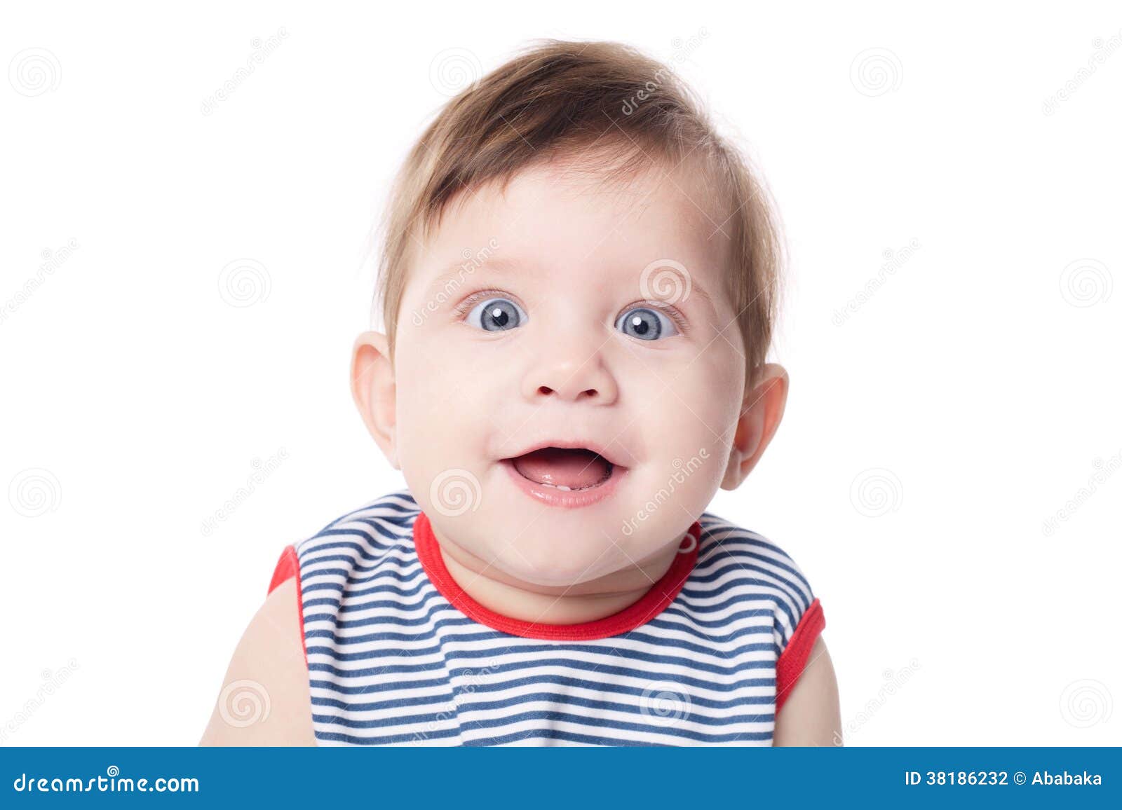 Bébé Heureux Adorable Expressif Photo stock - Image du innocent ...
