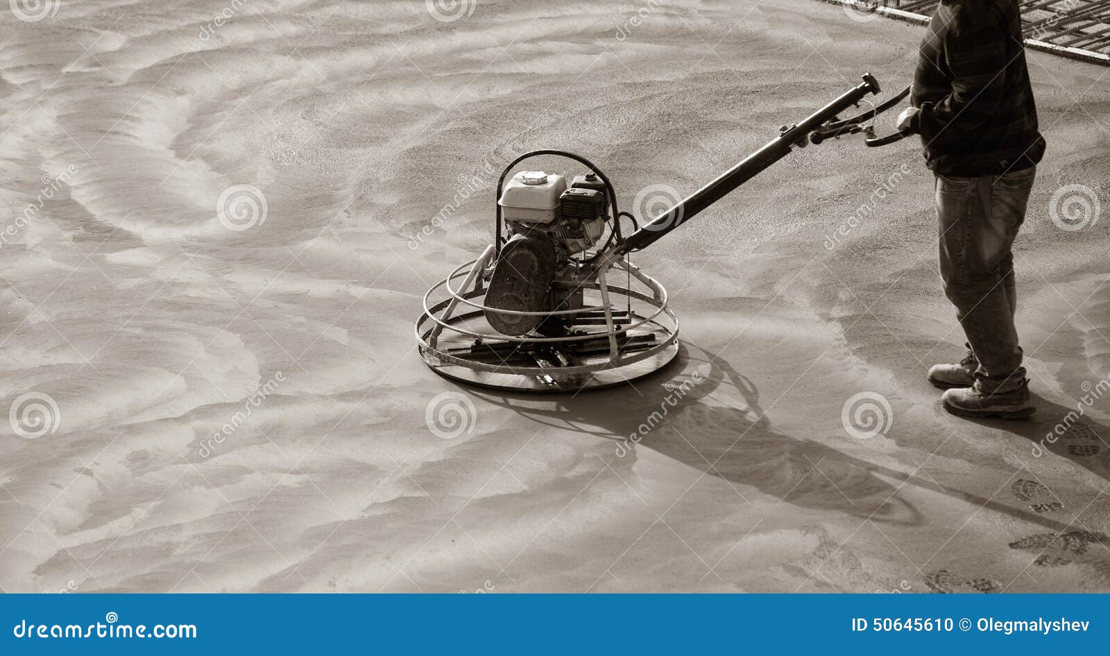 Béton de polissage photo stock. Image du rénovation, technologie - 50645610