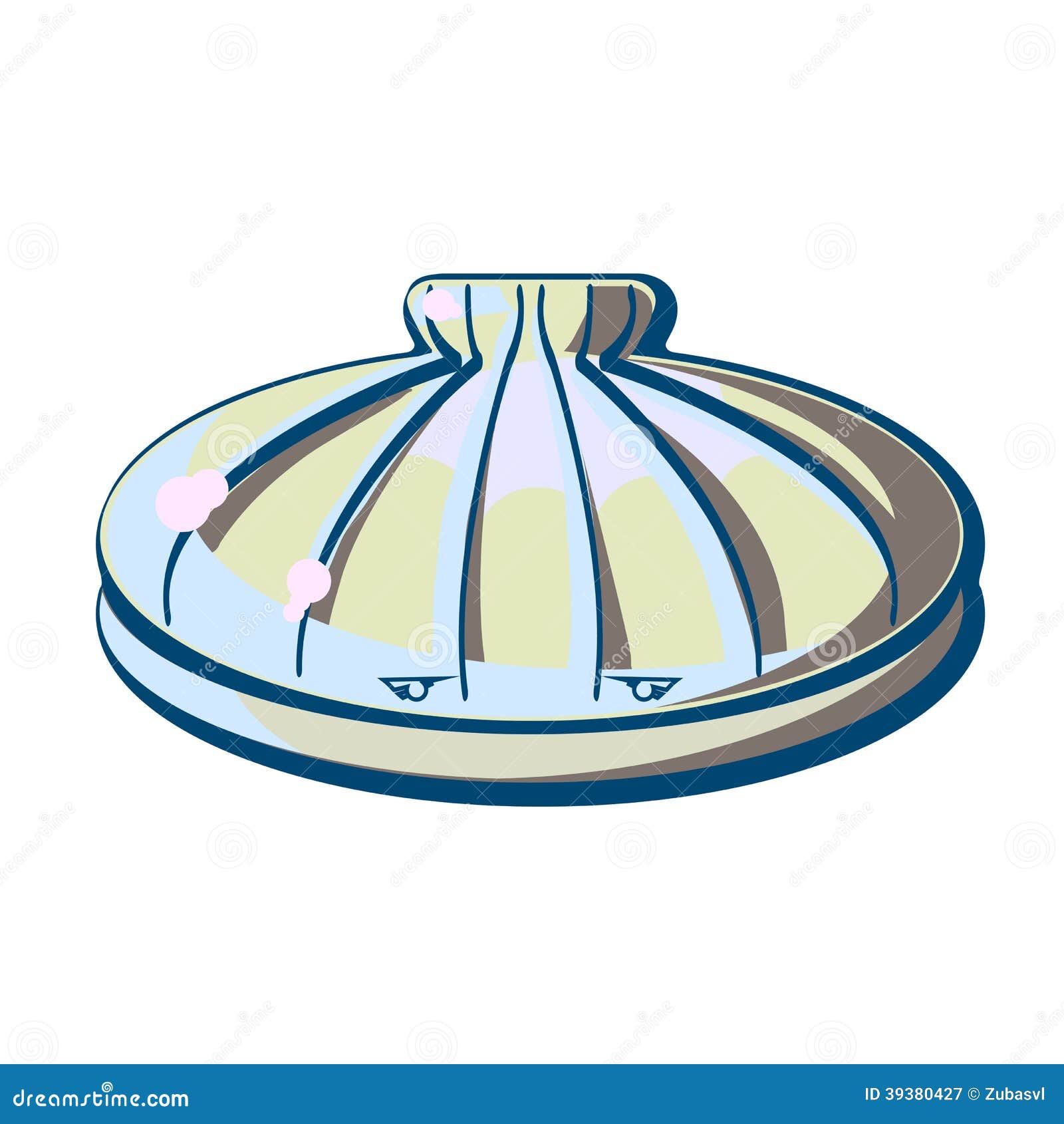 Búzio ilustração do vetor. Ilustração de macro, praia - 39380427