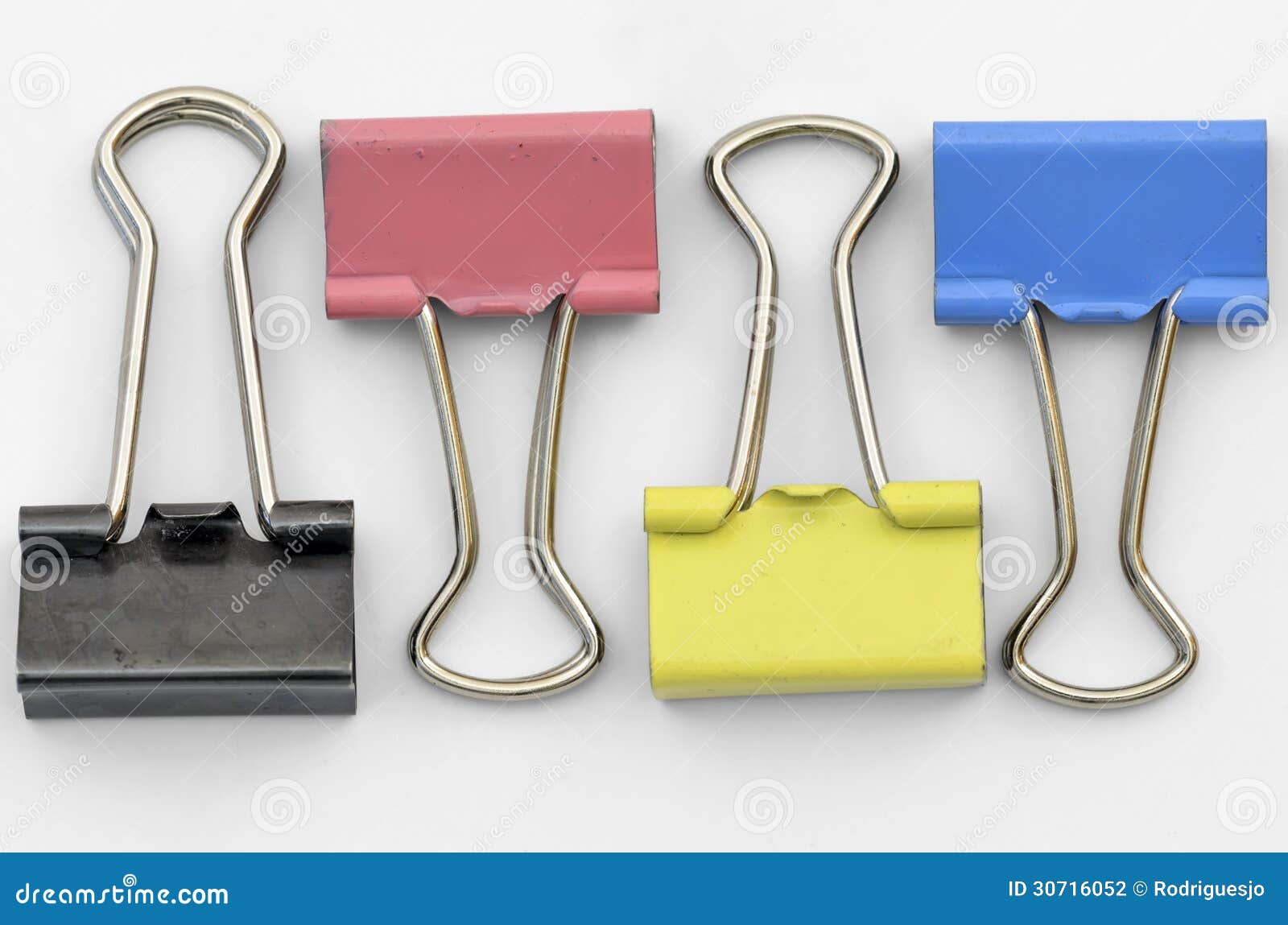 Büro-Klammern stockfoto. Bild von mehrfarbig, zeichnung - 30716052