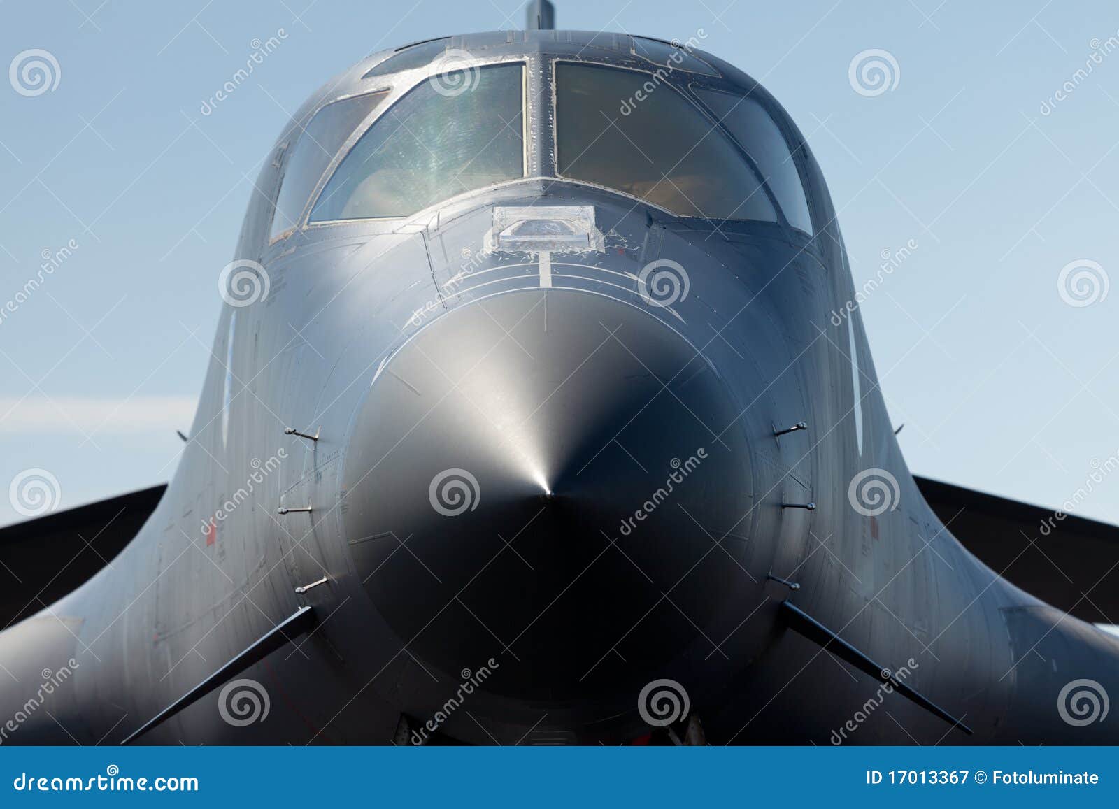 B-1 Lancer Bomber Jet Airplane Stock Image - Image of long, metal: 17013367