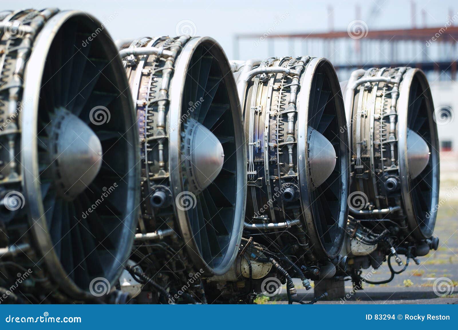 B-1 Lancer Engines stock photo. Image of military, airplane - 83294
