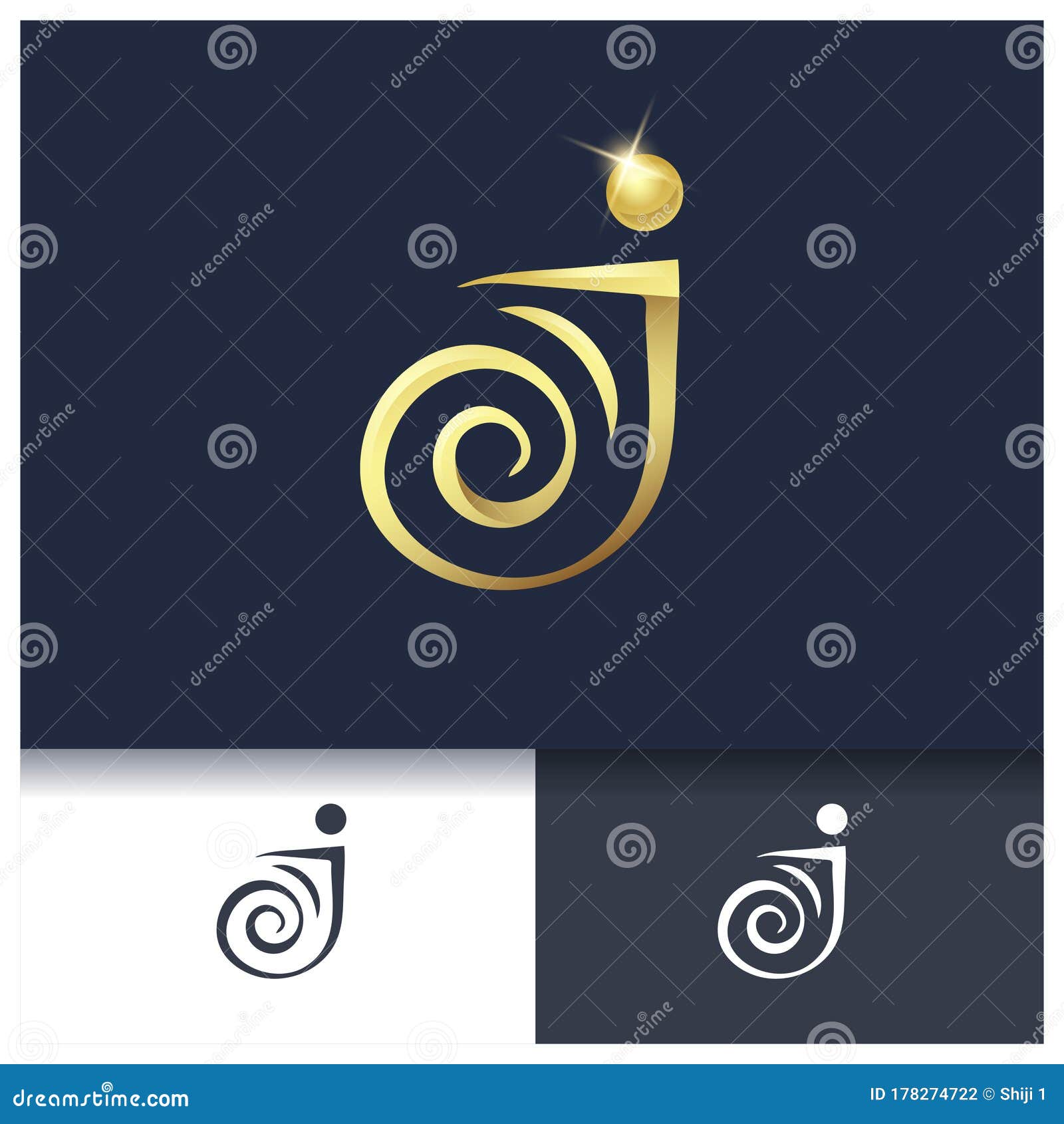 Elegant a and J Monogram Letter Logo Design Minimal Brand Logo Mark ...