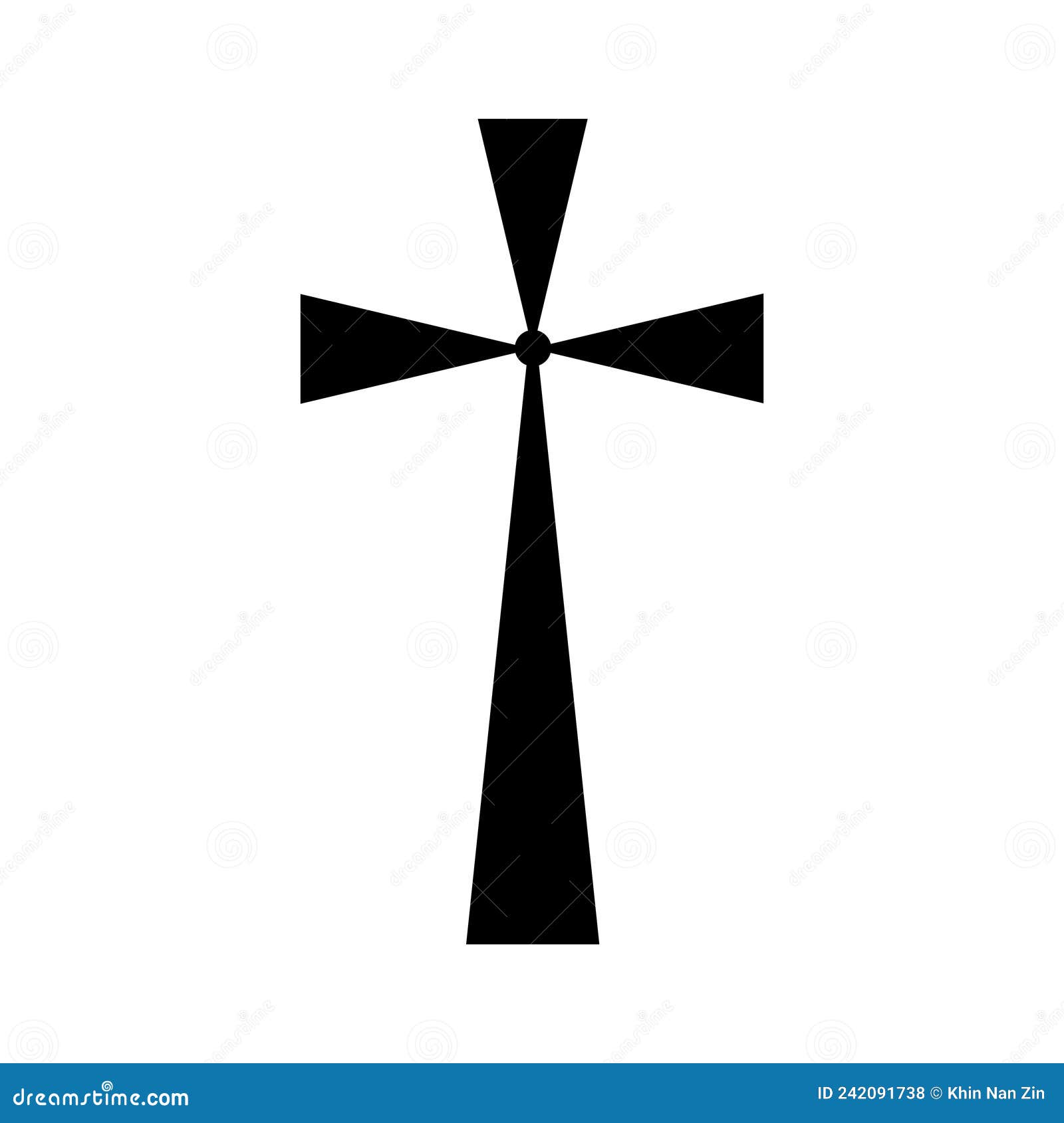 Jesus Christ Crucifix, Different Shapes Of Crosses Religious Silhouette ...