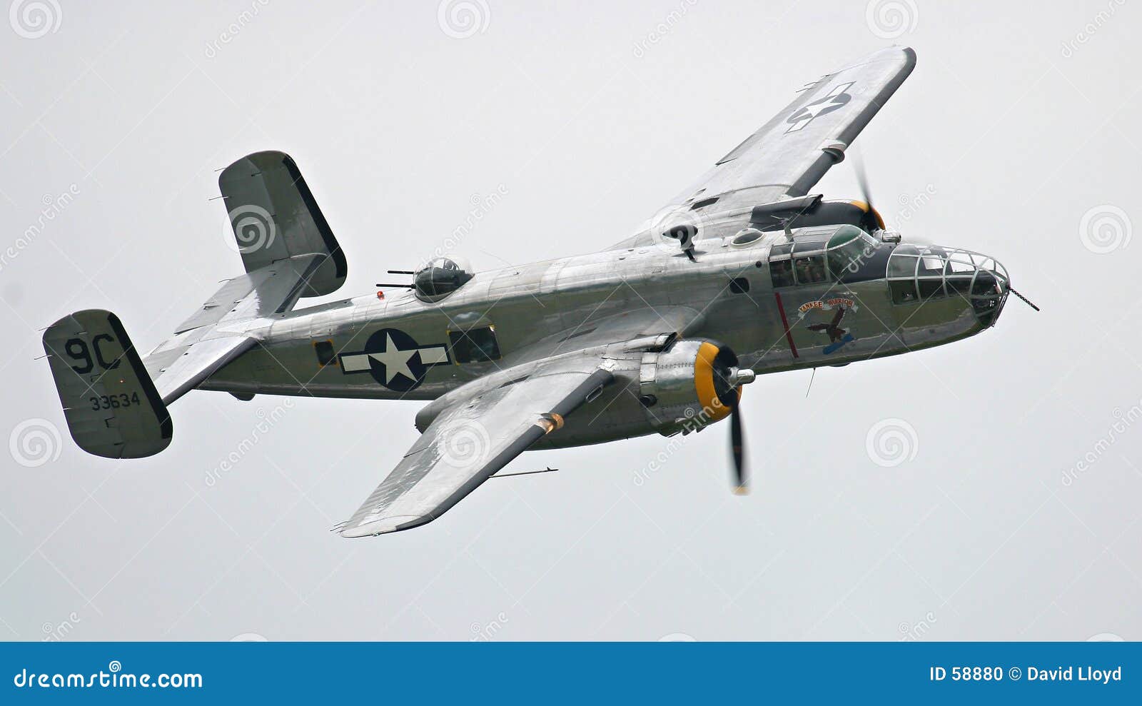 B-25 bomber stock photo. Image of warplanes, warbird, world - 58880