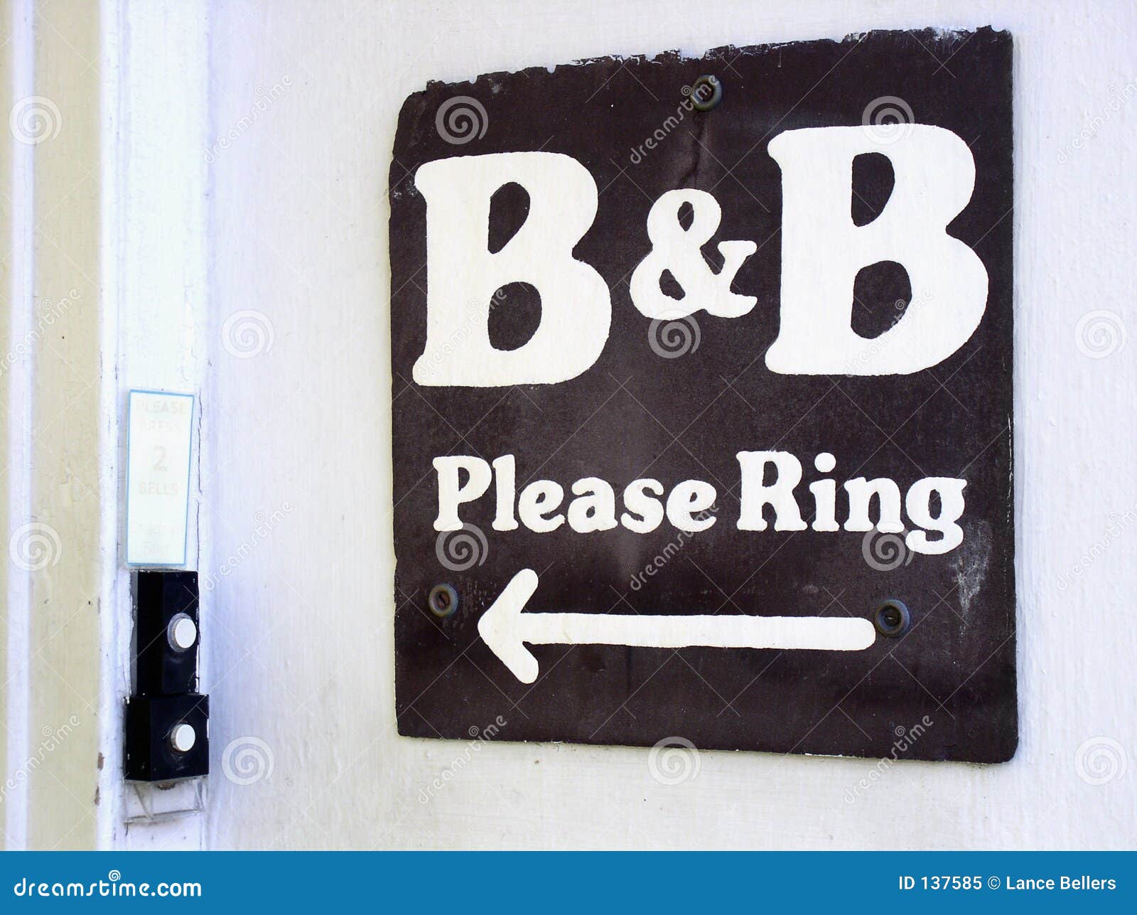 B & B stock image. Image of breakfast, doorway, doorbell - 137585