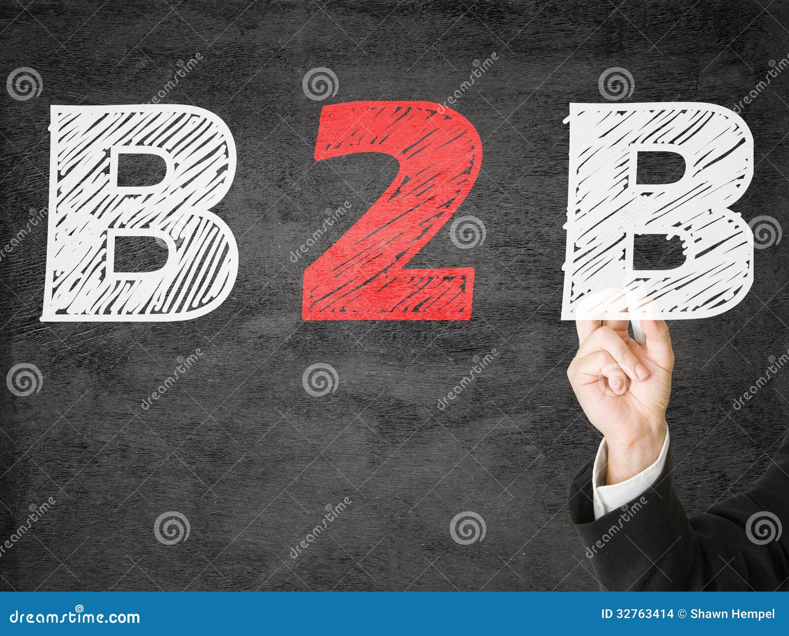 B2B foto de archivo. Imagen de aislado, manera, ventas - 32763414