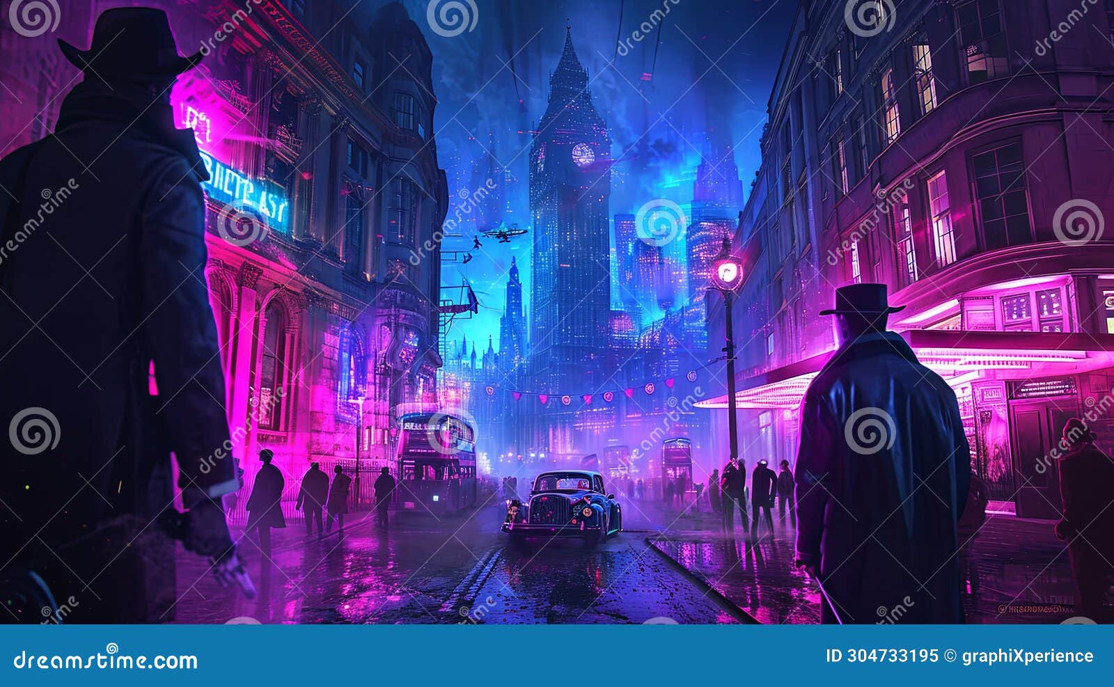 221B Baker Street Reimagined Stock Illustration - Illustration of ...