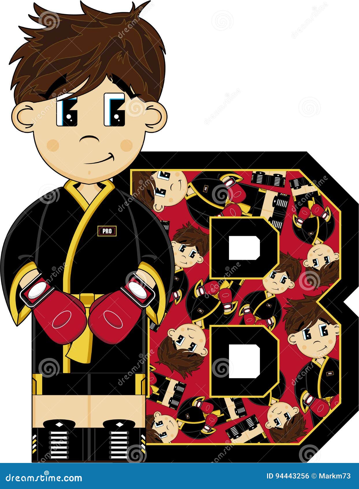 Boxer Cute Kawaii Vector Character | CartoonDealer.com #178648709