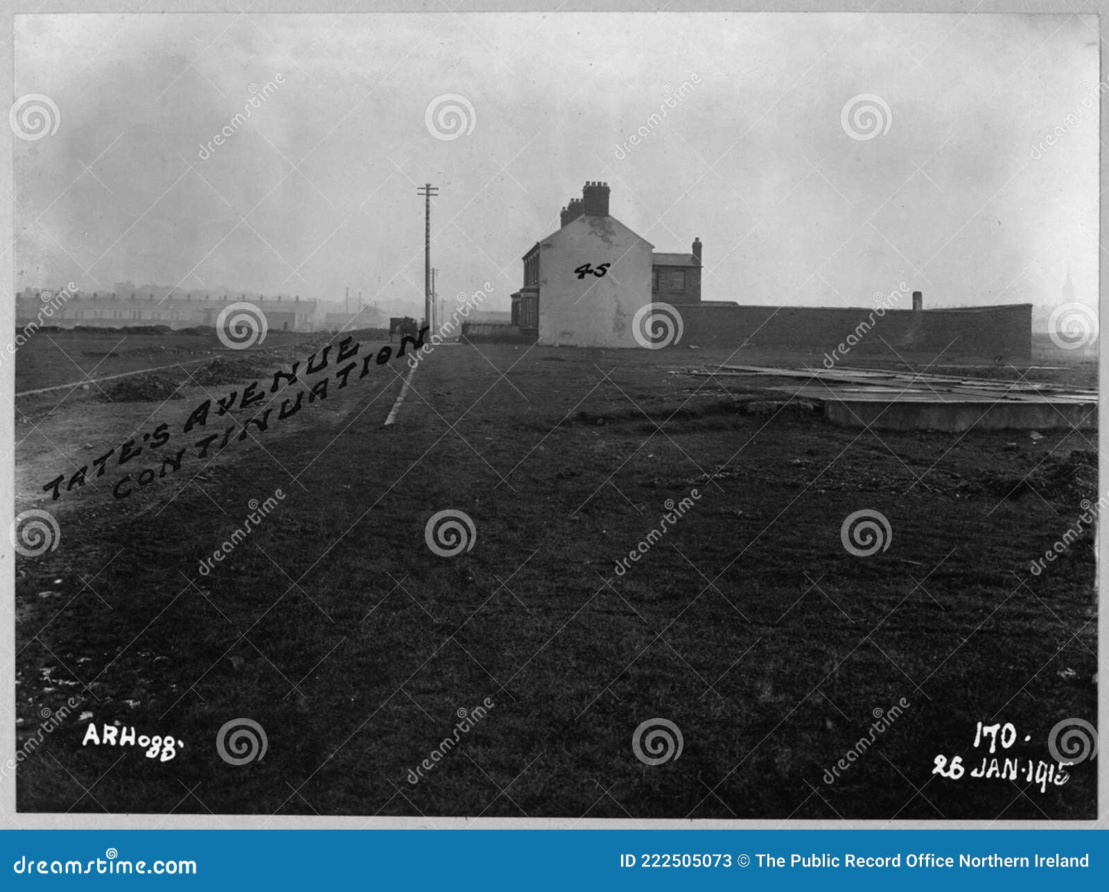 B.C.A. 1911 End View Of No. 45 On Plan Picture. Image: 222505073