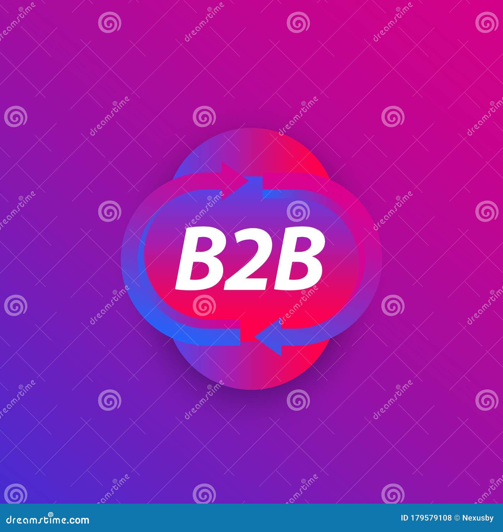 B2b Commerce Icon, Business Concept Vector Stock Vector - Illustration ...