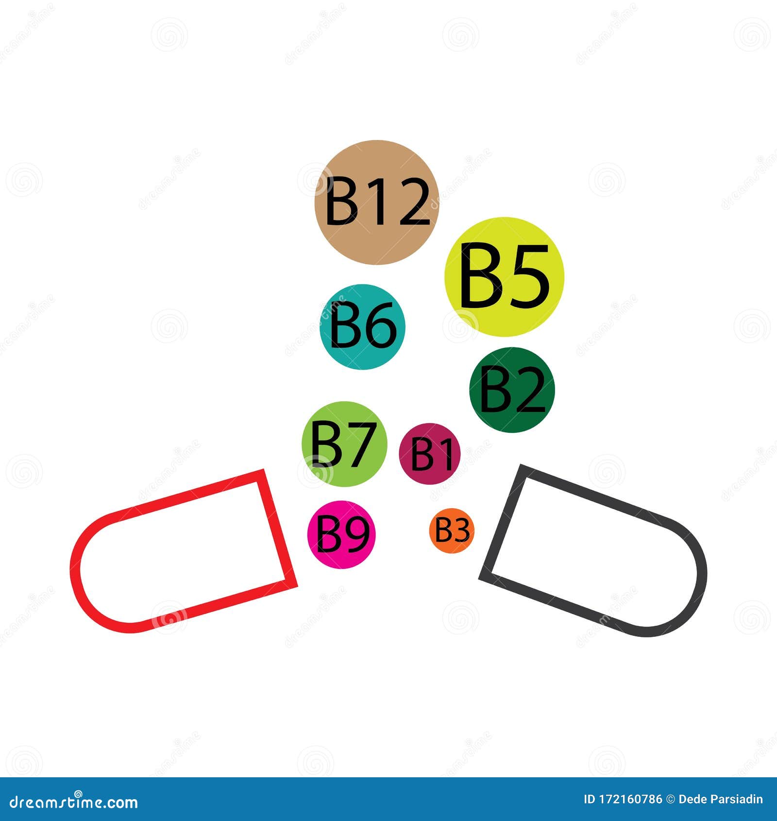 B Complex Vector Icon Illustration Design Template. Stock Vector ...