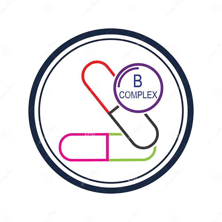B complex stock vector. Illustration of vector, organic - 176053410