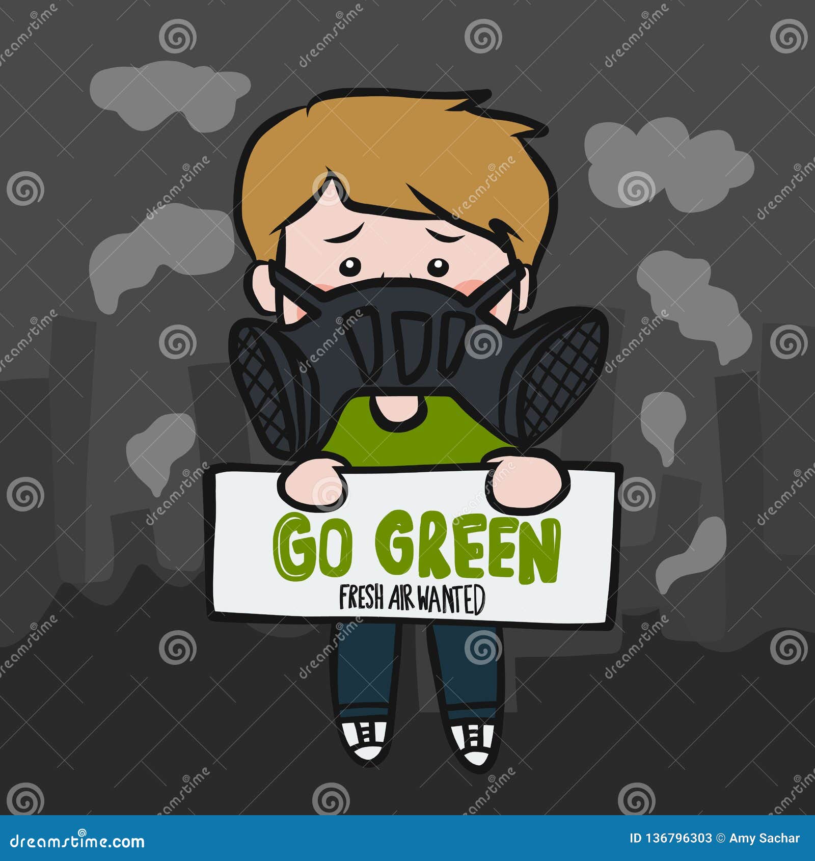 Air Pollution Mask Isolated On White Background Air Pollution Mask Icon ...