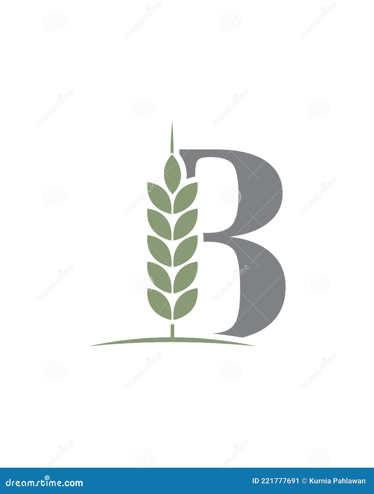 B Farm Logo , B Initial Logo Stock Illustration - Illustration of ...