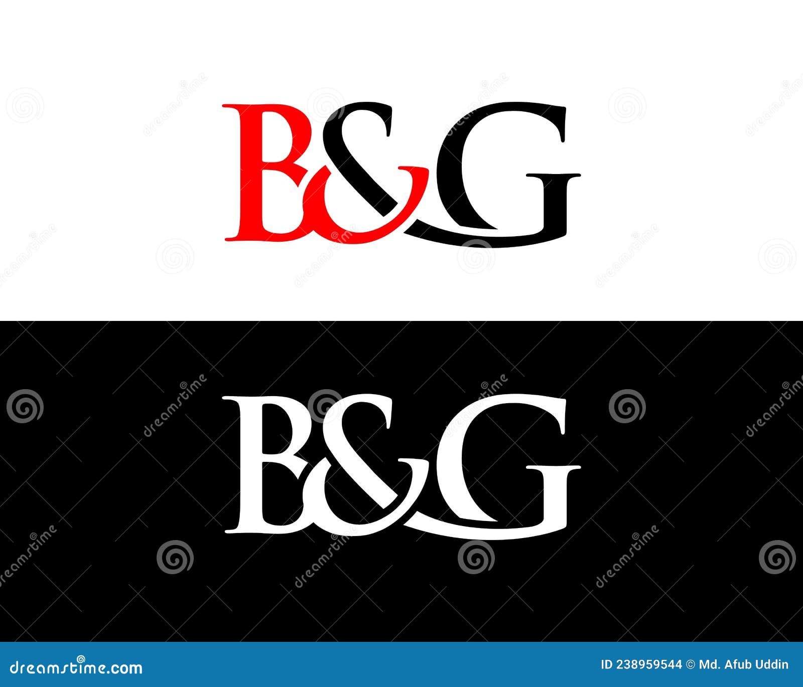 B and G Letter Logo Icon Vector Stock Vector - Illustration of banner ...