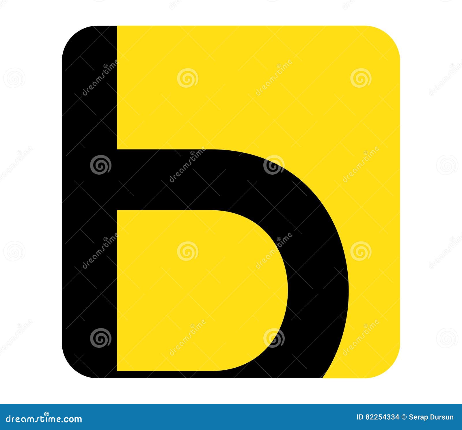 B Icon Design stock vector. Illustration of corporate - 82254334