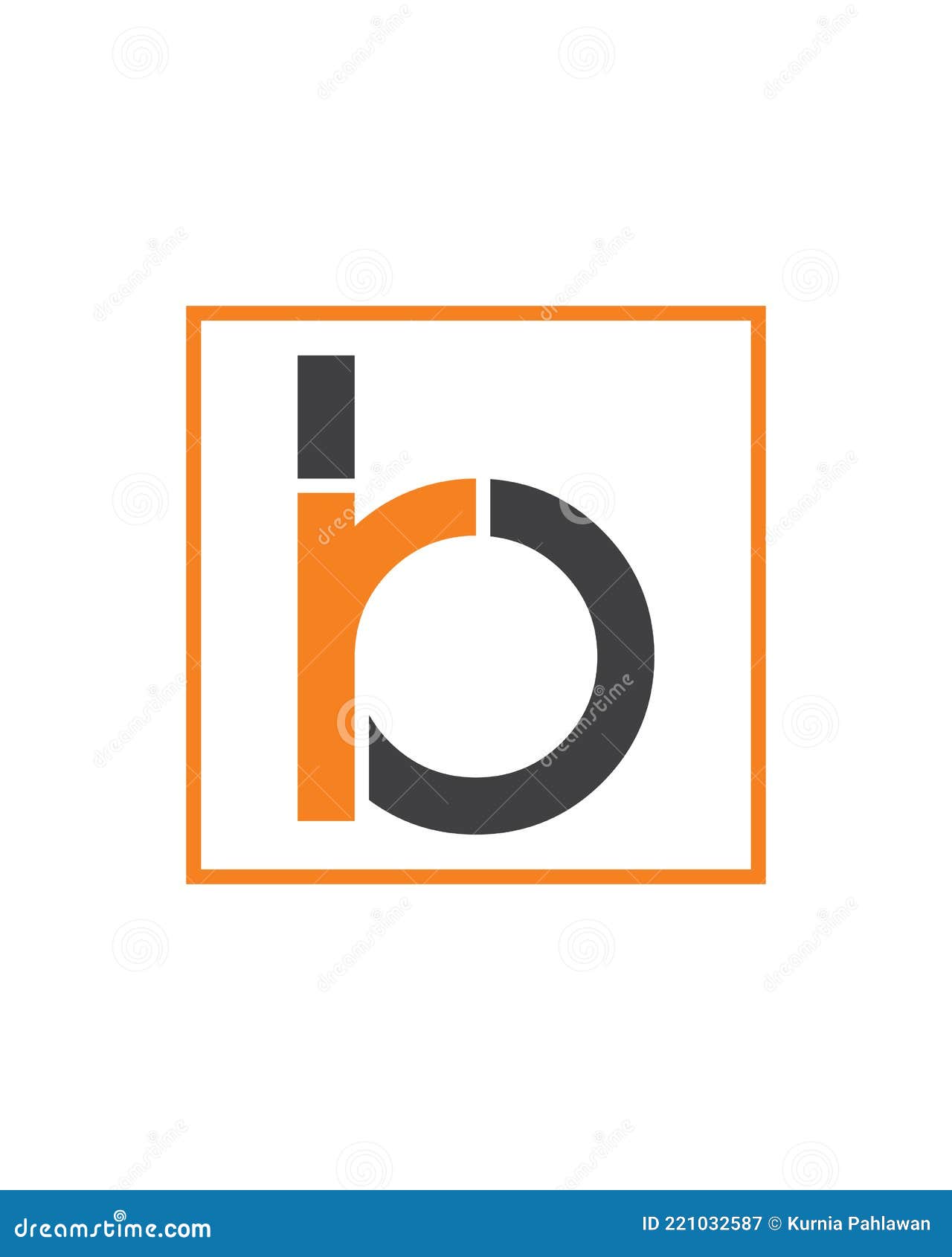 B Initial Logo , Alphabet Logo Vector Stock Illustration - Illustration ...