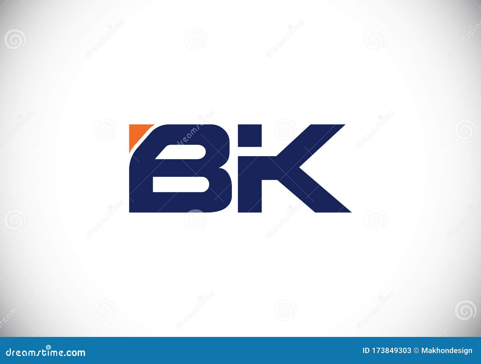 B K Initial Letter Logo Design, Creative Modern Letters Vector Icon ...