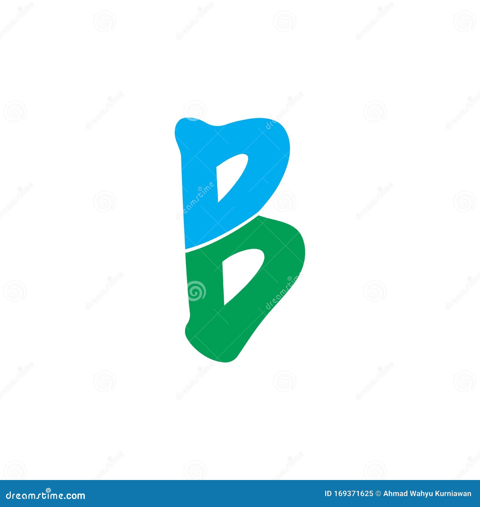 B Letter Alphabet stock vector. Illustration of simple - 169371625