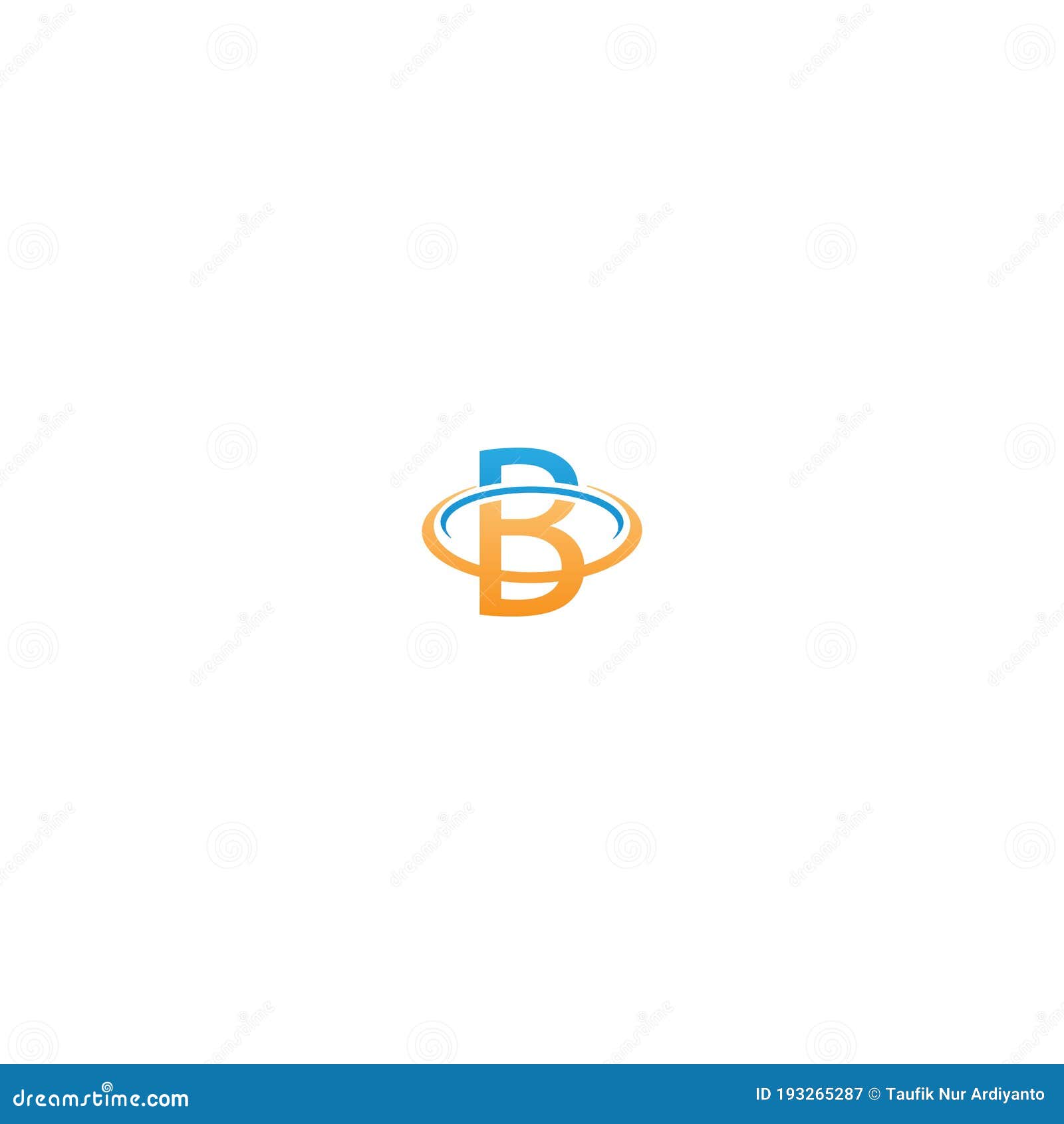 B Letter Circle Logo, Concept Letter B + Icon Circle Illustration Stock ...