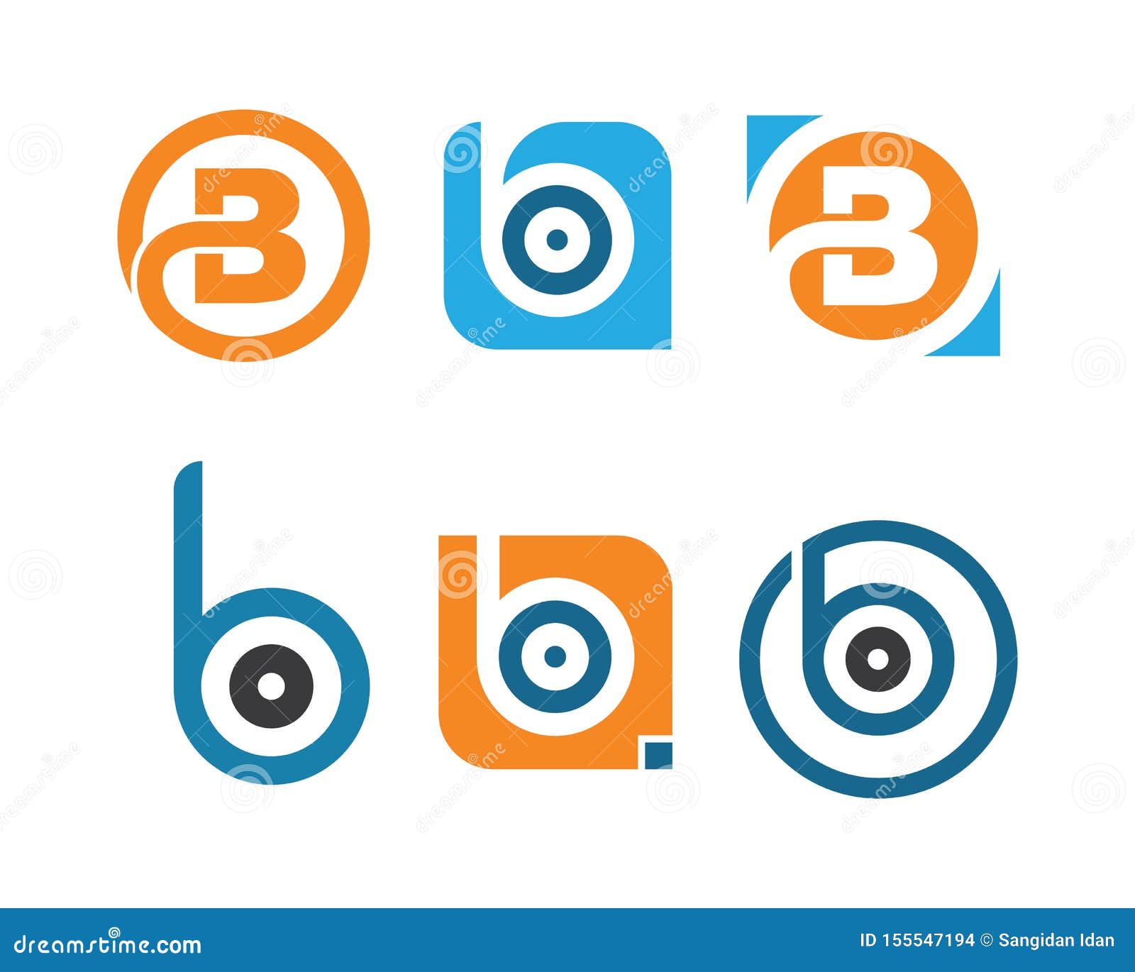 B Letter Icon Design Vector Stock Vector - Illustration of graphic ...