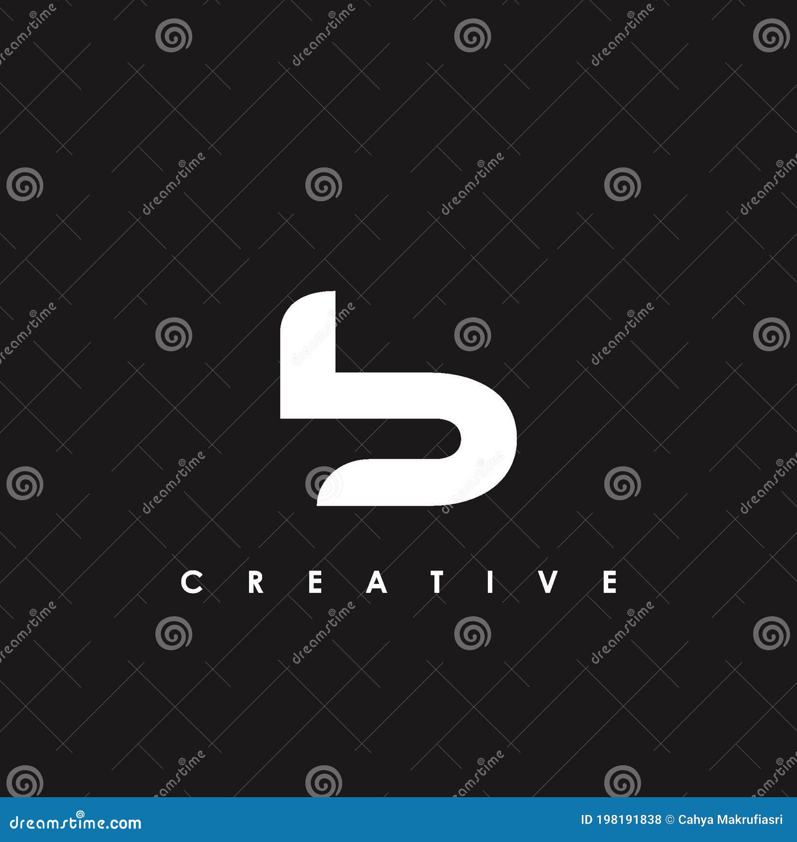 B Letter Initial Logo Design Template Vector Illustration Stock Vector ...